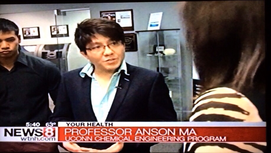 Dr. Anson Ma Featured in Channel 8 Story on 3D Printing | Polymer Program
